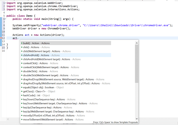 Actions Class In Selenium Brainbox